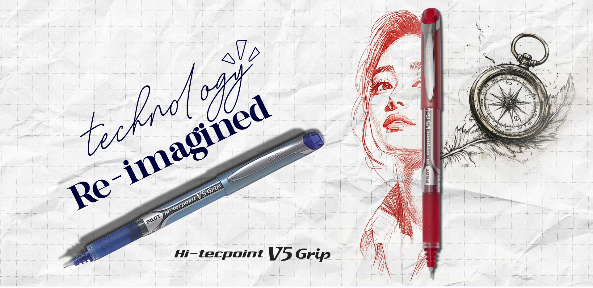 Pilot Grip Pen | Best gripper pen in India